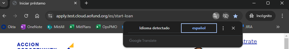 Does AOF have a Spanish application? – Accion Opportunity Fund